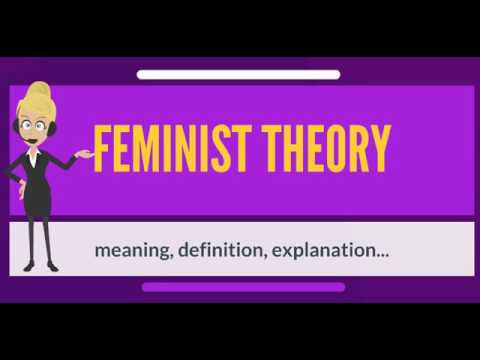 What is FEMINIST THEORY? What does FEMINIST THEORY mean? FEMINIST THEORY meaning & explanation