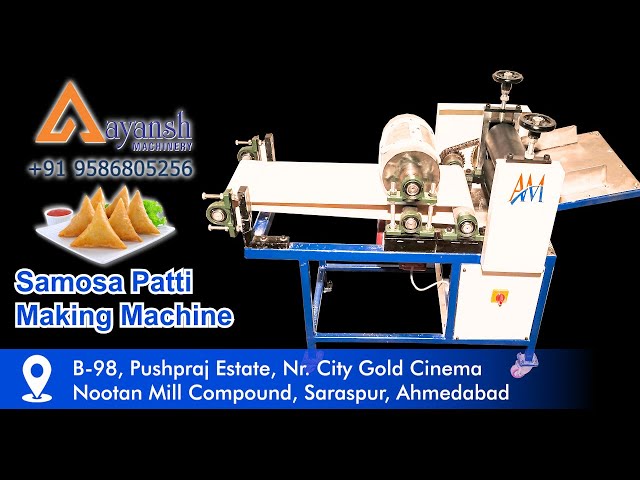 Samosa Making Machine - Semi Automatic Samosa Patti Making Machine ...