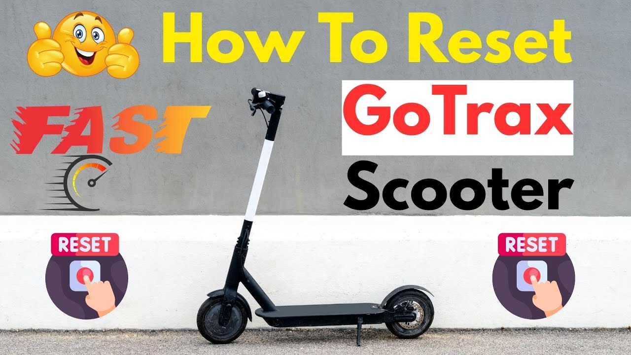 🔧 How to Reset Your GoTrax Scooter in 2 Minutes Easy Fix!