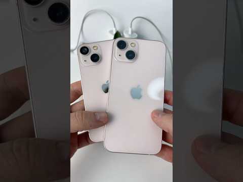 IOS 18 iPhone 13 Mini Vs 13 Power On Test Comparision