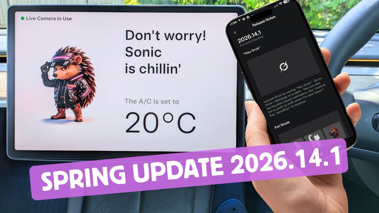 The Big Tesla Spring 2026 Update In My HW3 Tesla Model Y