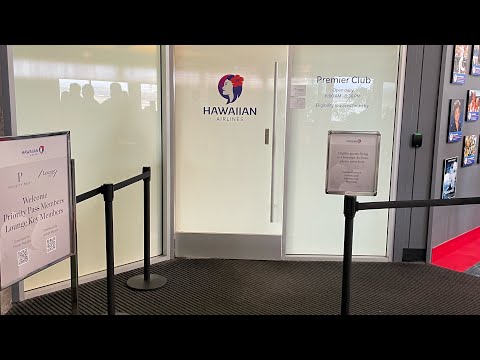 Worst lounge in the world!!! Premier Club lounge in Kahului Airport (OGG), Maui review.