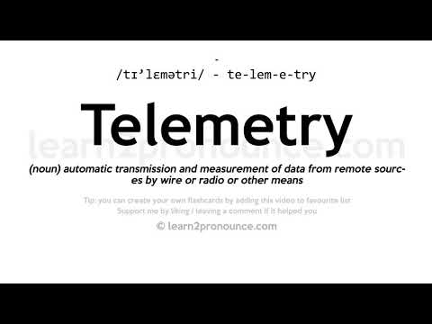 Telemetry pronunciation and definition