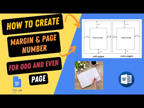 How to Create Margins and Page Numbers for Odd and Even Pages | Document Formatting Tutorial