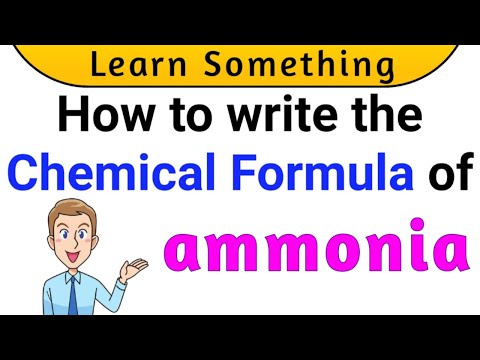 What is the chemical formula of Ammonia || chemical formula of Ammonia || Chemistry