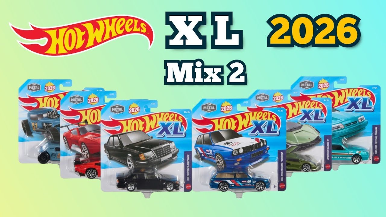 2026 Hot Wheels XL Series Continues With Six New Cars - autoevolution