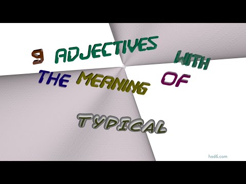 typical - 13 adjectives similar to typical (sentence examples)