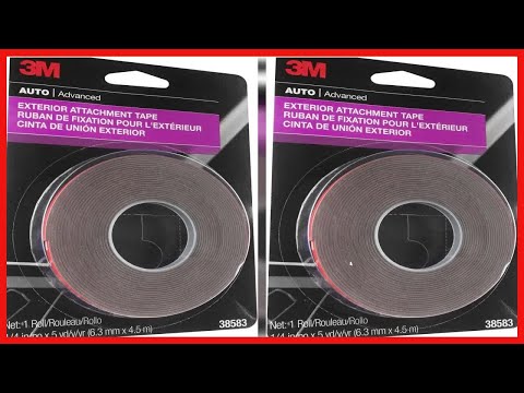 3M Exterior Attachment Tape, Ideal for Moldings, Emblems and Trim, 14 in width x 5 yards in length