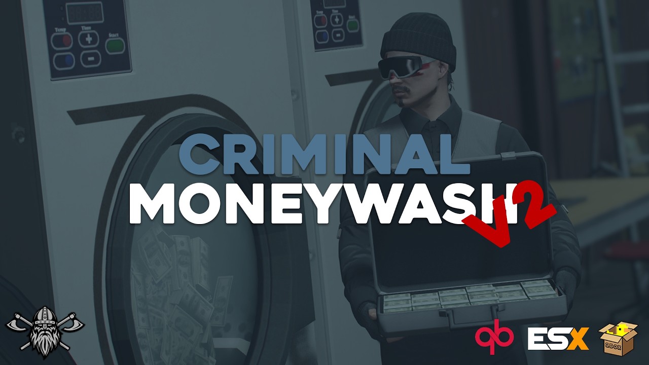 [FREE] Criminal Moneywash V2┃ESX/QB/QBX┃Asgaard Developments
