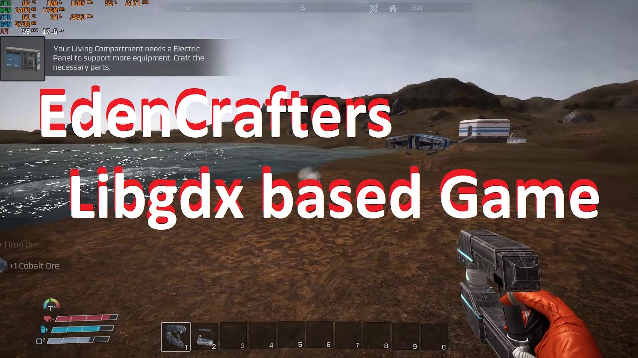 EdenCrafters - Made with Heavily Modified Custom Game Engine based on Libgdx Java Library