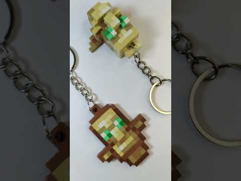 Minecraft Totem Of Undying Keychains #keychain #fyp #minecraft #edit