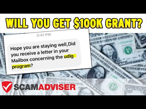 UDLG Program - is it a real grant to get $100,000 or just a scam on Facebook?