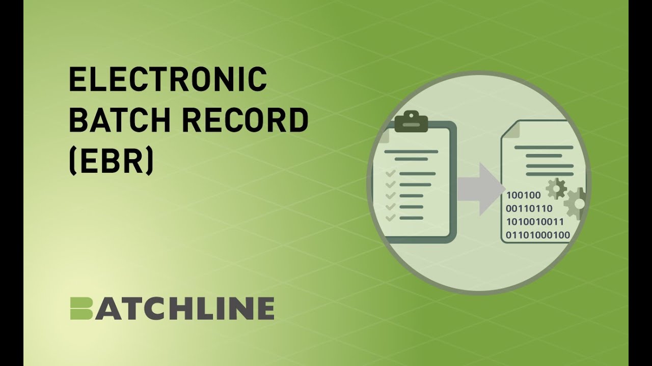 Batchline Electronic Batch Record App Introduction