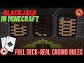 BlackJack In Minecraft! Minecraft Map
