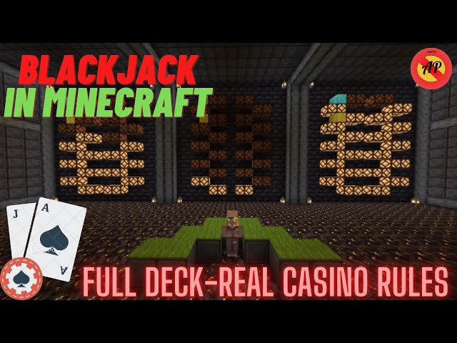 BlackJack In Minecraft! Minecraft Map