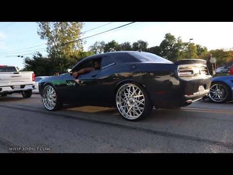 Ostentatious Challenger Hellcat on 26s Ends Up Smoking Dodge Instead of ...