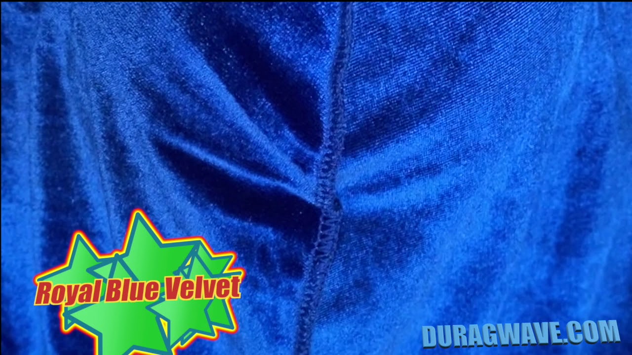 Royal Blue Velvet Durag