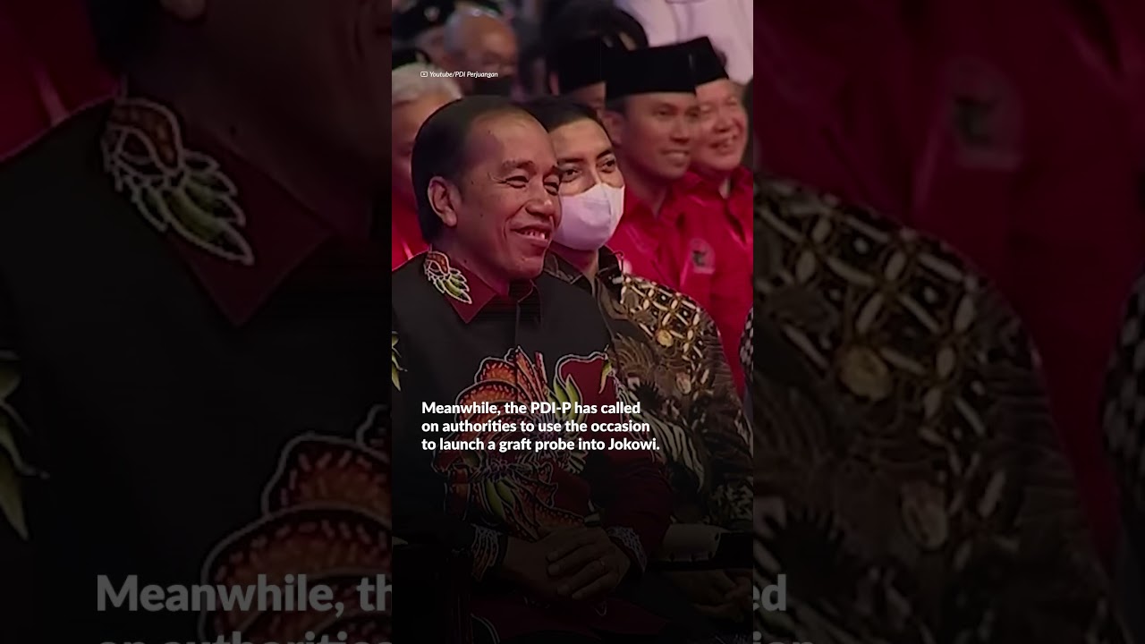PDI-P piles pressure on Jokowi after ‘corruption’ nomination #shorts