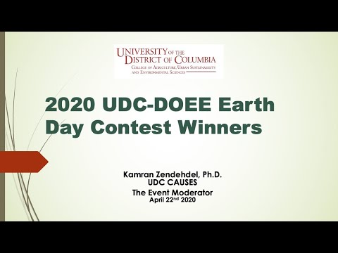 Earth Day 2020 Poster Contest Winners