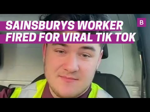 Sainsbury's worker sacked for making TikTok praising job