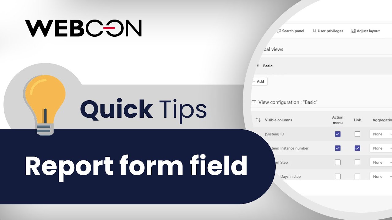 New Report form field  |💡Quick Tips