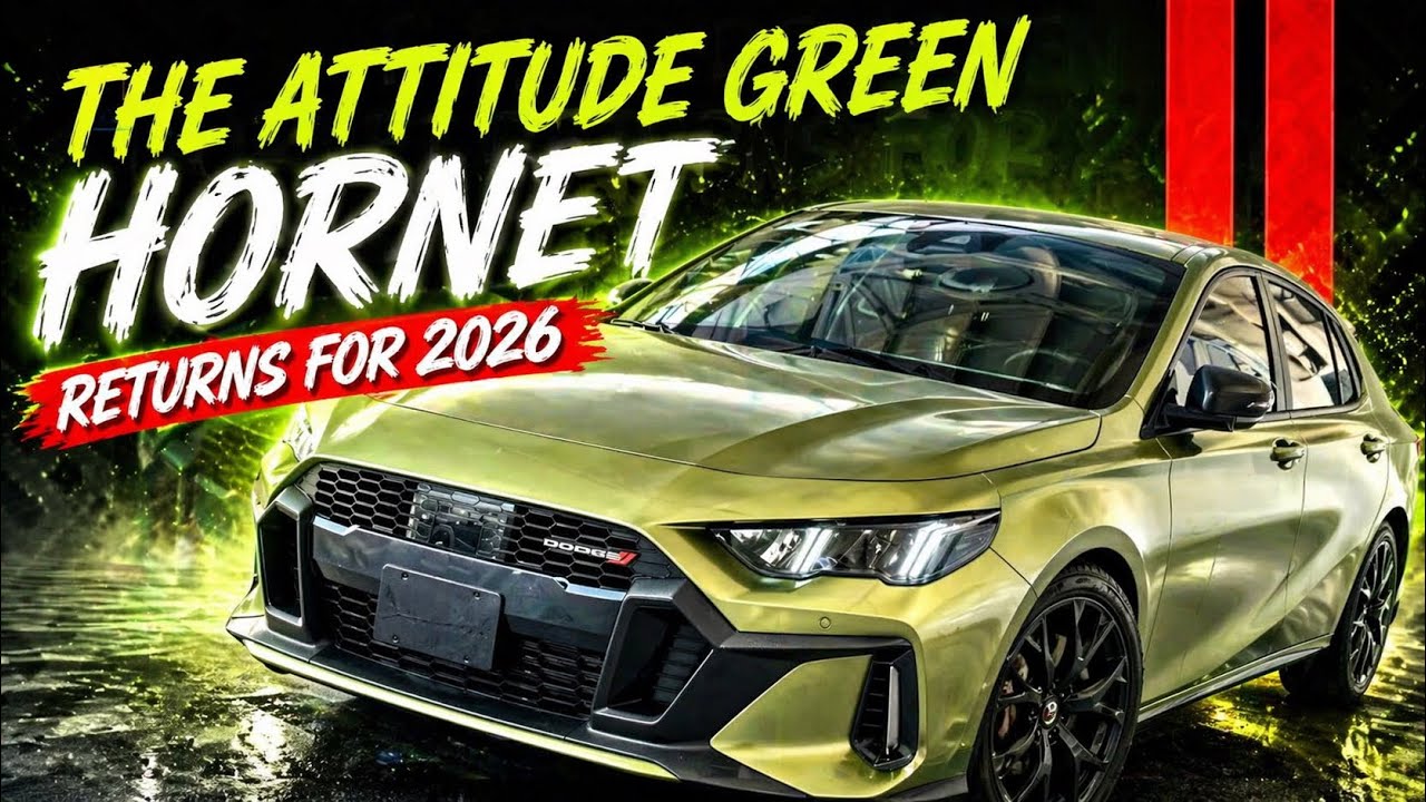 Dodge Mexico Revives Attitude GT Green Hornet for 2026