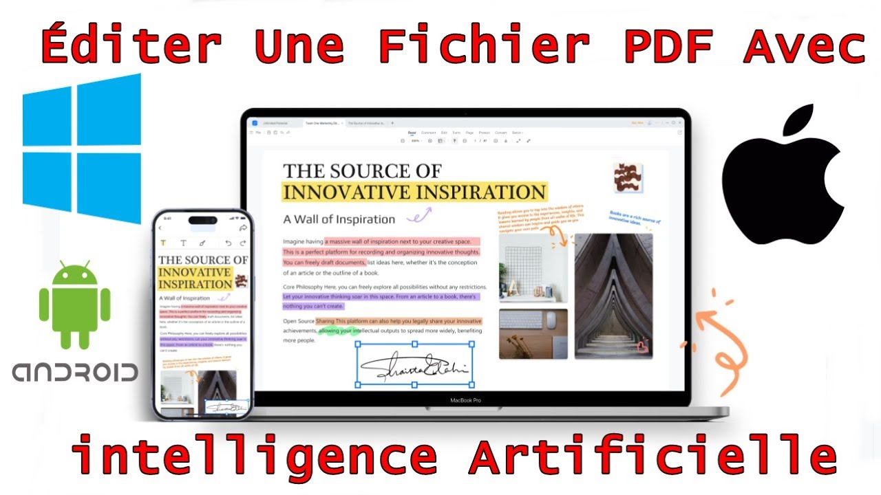 Éditer Une Fichier PDF Avec intelligence Artificielle