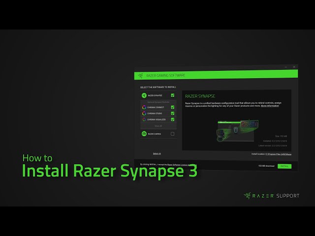 How to set up and customize in Razer Synapse?
