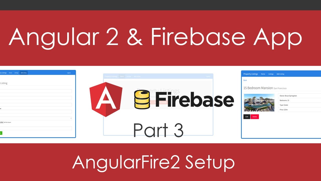 Angular 2 & Firebase App [Part 3] - AngularFire2 Setup