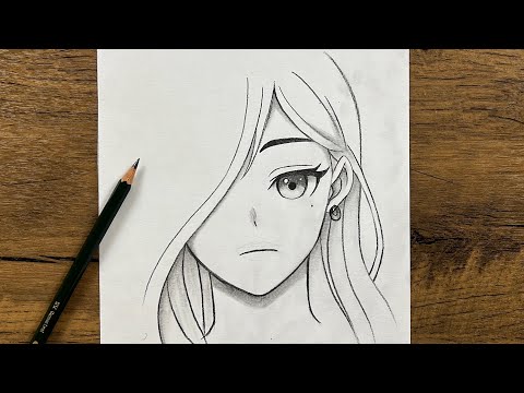How to Draw a Beautiful Anime Girl | Easy Anime Drawing Tutorial for Beginners