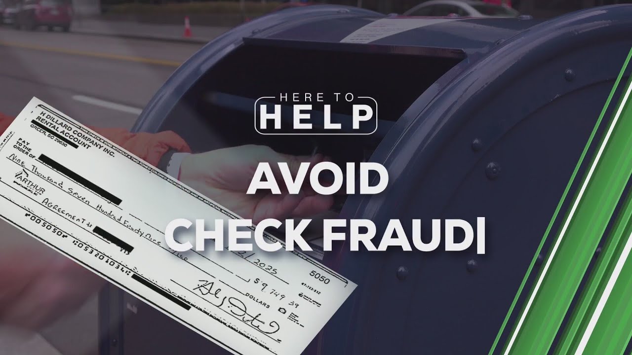 Check fraud: How mail theft could drain your bank account