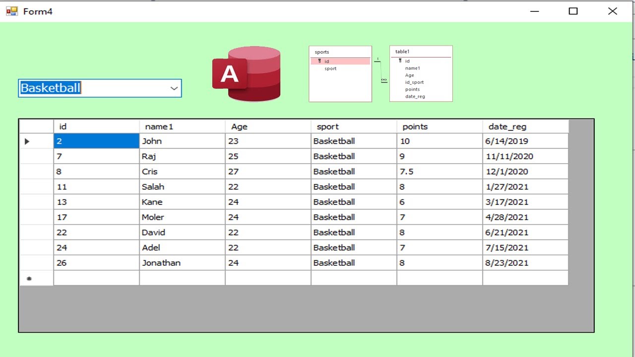 VB NET: Filter DataGridview by Combobox using Queries in access database
