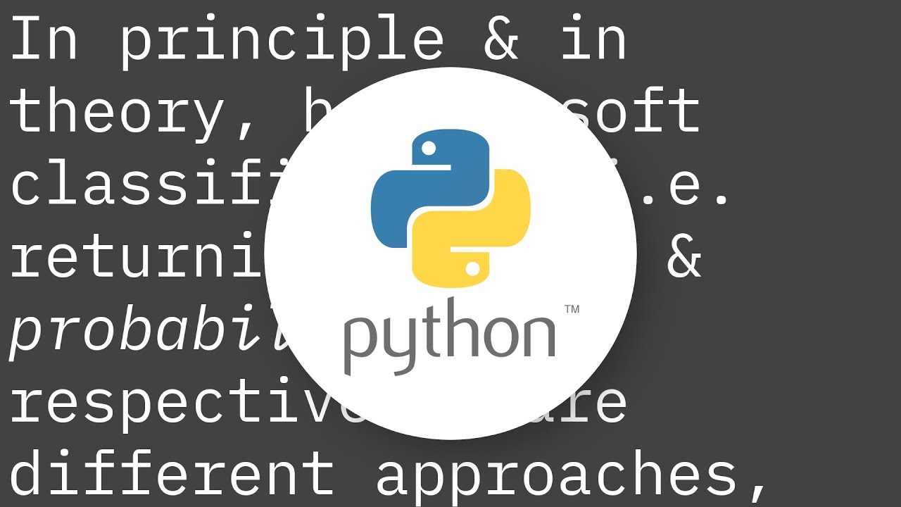 Predict classes or class probabilities?