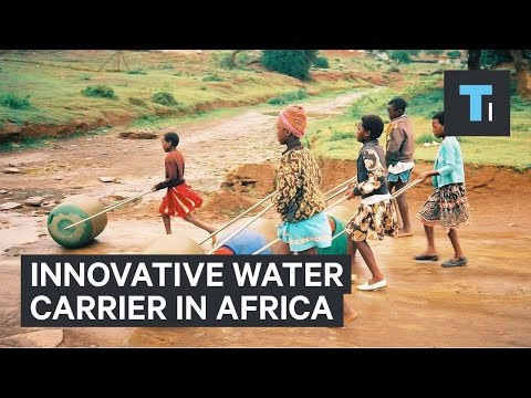 Innovative water carrier in Africa