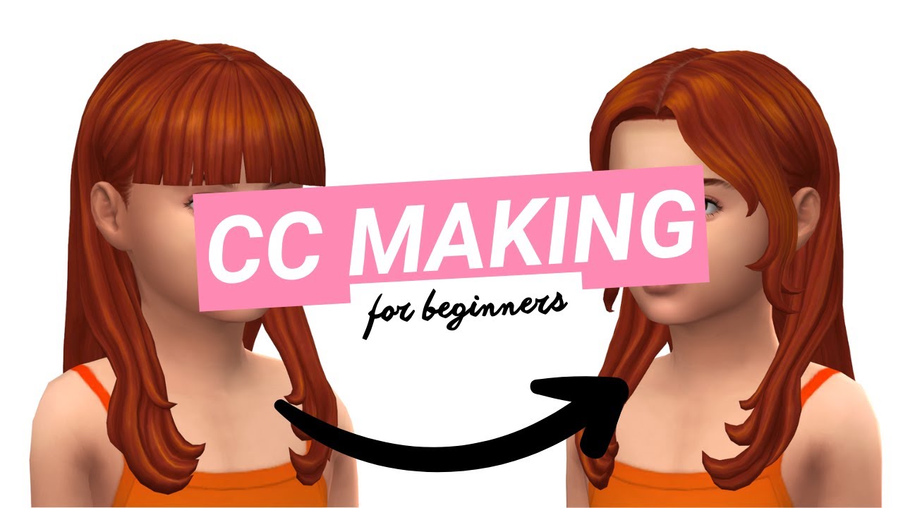 How to make HAIRSTYLES for THE SIMS 4 | Tutorial