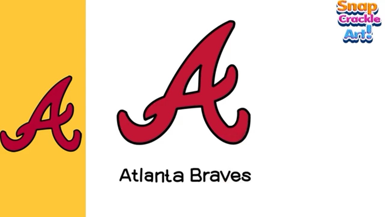 How To Draw Atlanta Braves Logo