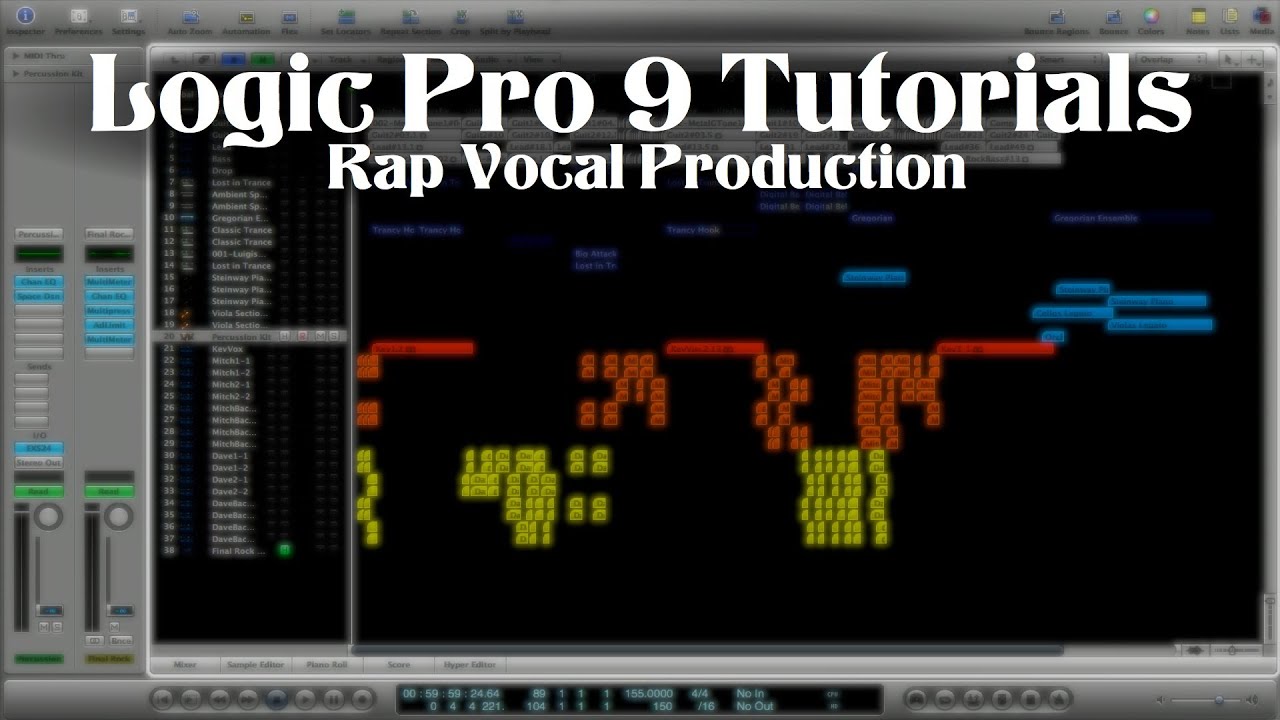 Logic Pro 9 Tutorial - Rap Vocal Production