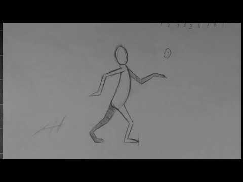 8 Frame Walk-Cycle with break in the Elbow Joint – Animation Principles ...