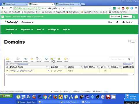 how to buy and sell domain on godaddy