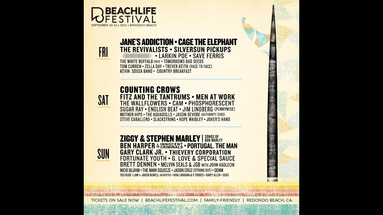 BeachLife Festival 2021 Lineup