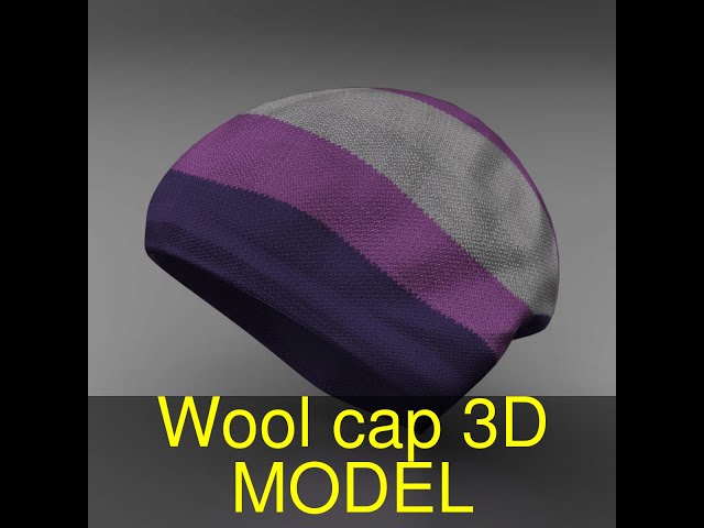 Wool cap 3D Model - FlatPyramid