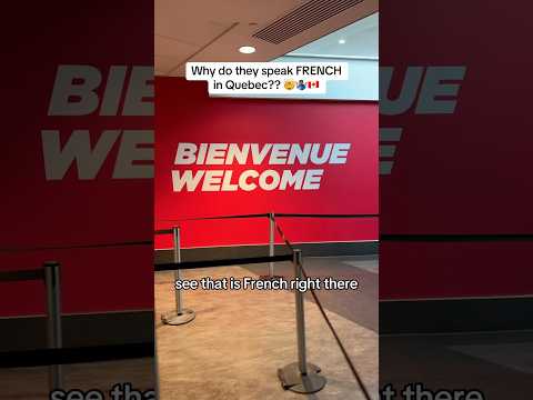Why They Speak French in Quebec, Canada? 🇨🇦 #quebec #montreal