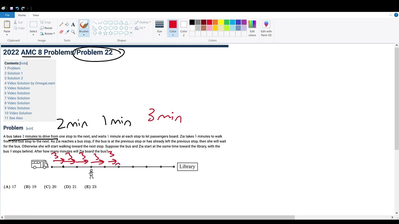 2022 AMC 8 Problem 22