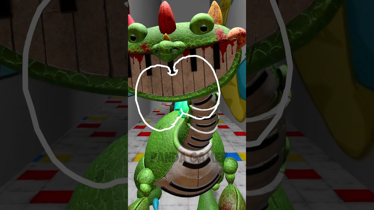 CAN YOU CATCH POPPY PLAYTIME CHAPTER 4 CHARACTERS MOUTH PLAYHALL Gmod