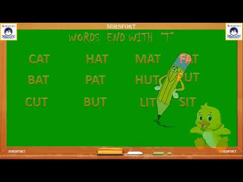Words that start & ends with t for LKG