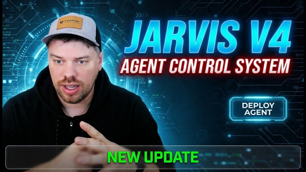 JarvisV4 -  AI Agent Control Dashboard Built with tmux, Python & Rocket.Chat