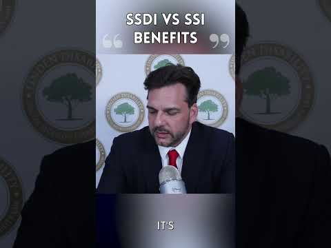 SSDI vs SSI Benefits