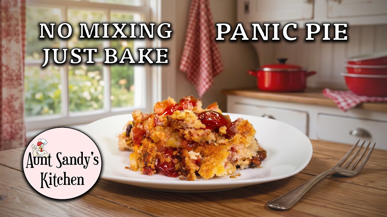 Easy Cherry Pineapple Dump Cake (My Sister-in-law’s “Panic Pie” Recipe)