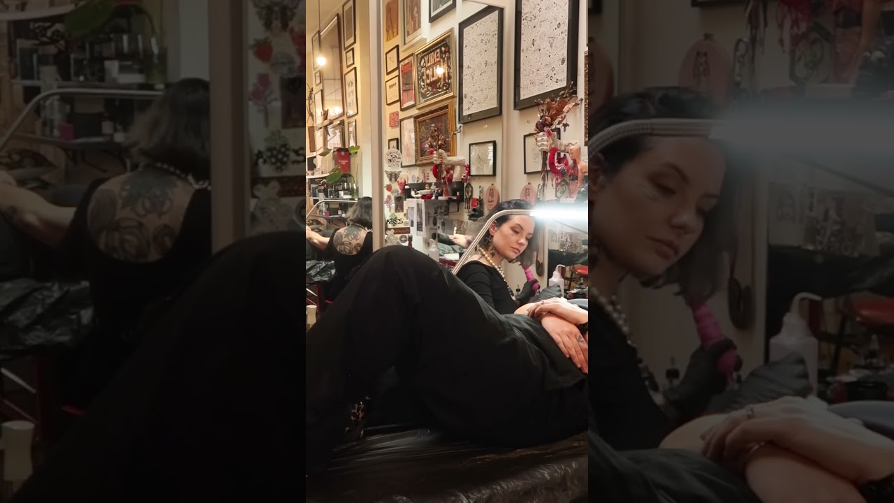 Drawing up some peonies for Leanne’s shoulder. Really enjoyed this piece!