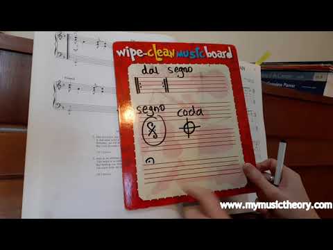Repeats, Signs and Codas in Pop/Rock Piano Music Scores